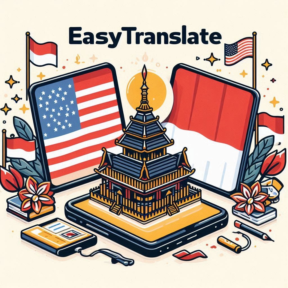 EasyTranslate: Penerjemahan Inggris-Indonesia yang Mudah dan Cepat