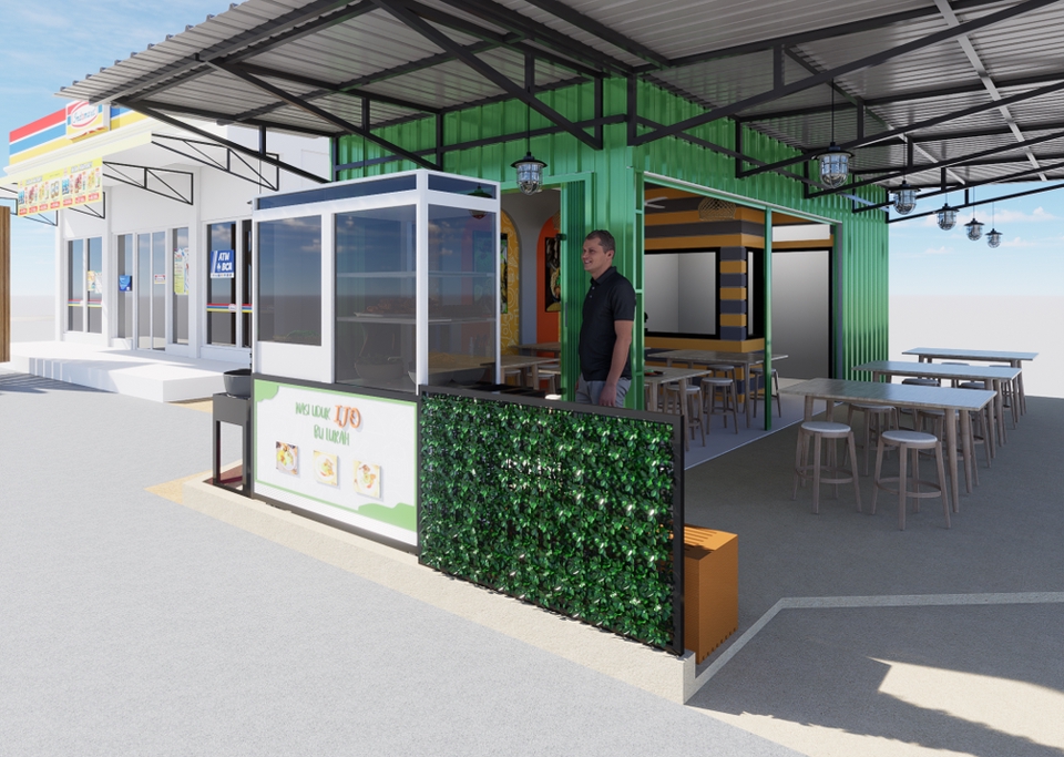 Desain 3D Visualisasi Toko Roti & Kue : Rp. 25.000/Meter