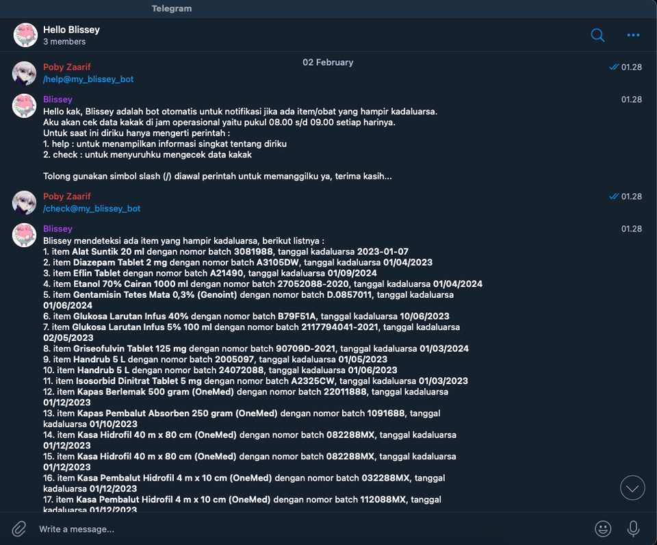 Pembuatan Bot Telegram