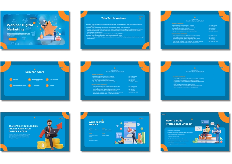 Desain PPT/Presentasi Profesional dan Minimalis. Selesai cepat