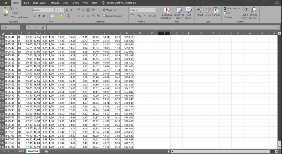 ENTRI DATA EXCEL || VIRTUAL ASSISTANT
