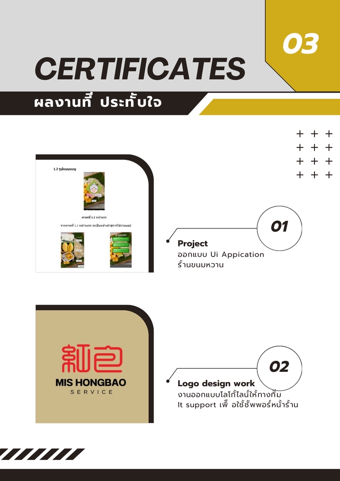 รับทำ Resume/Portfolio Thai/Eng