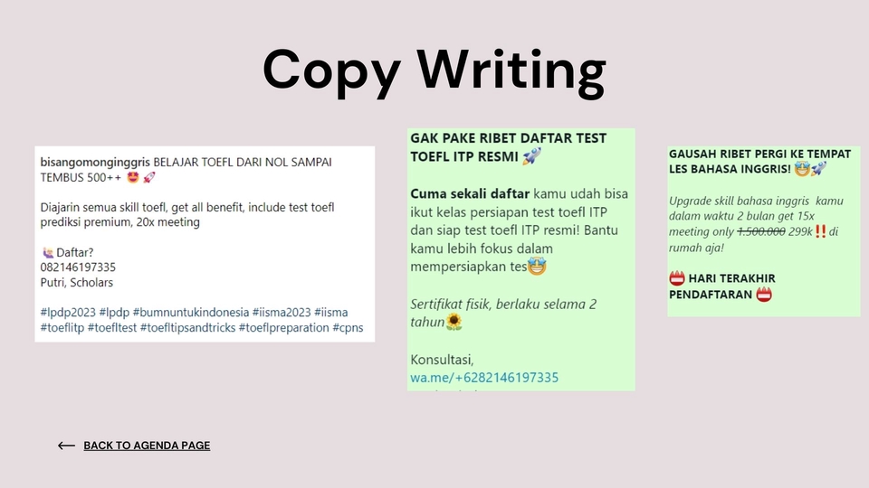 Jasa Pembuatan Copywriting dan Content Writing, express