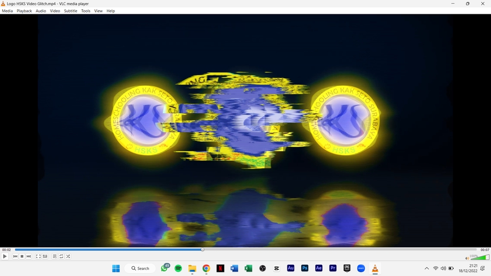 Video bumper, opening logo, lower third, editing video 1 hari jadi