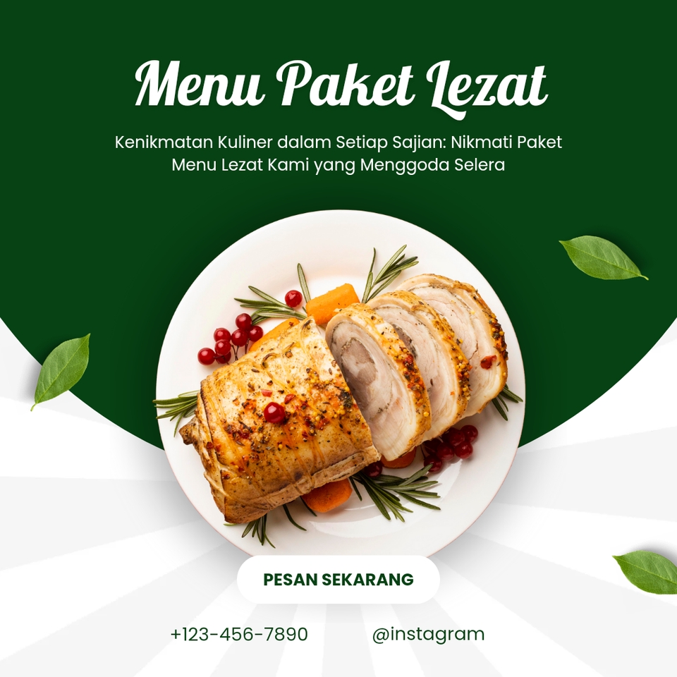 Desain banner minimalist (free revisi)