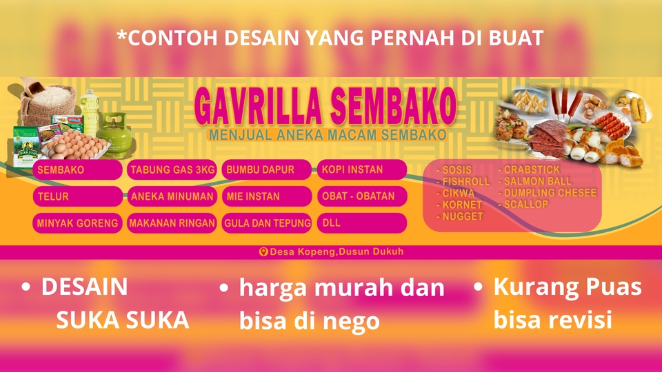 JASA DESAIN BANNER, POSTER, DAN MMT