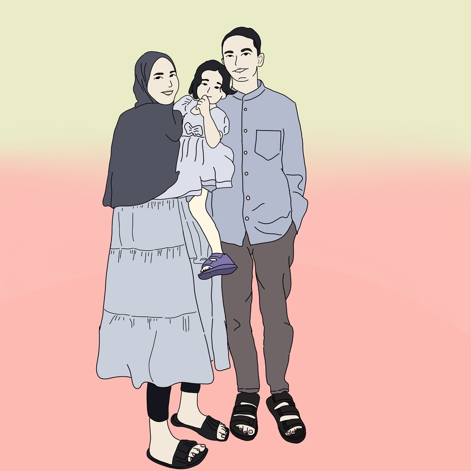 Ilustrasi design gambar digital