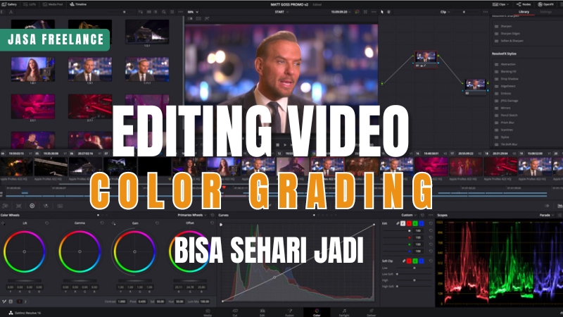 Jasa Editing Video Cinematik: Event, Moment Perpisahan, Prewed-Wedding ...