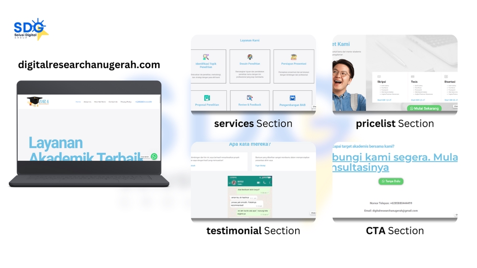 Jasa Website dan Landing Page Konversi Tinggi dan Full Responsive (Beli ...