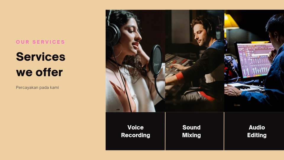 MIXING AUDIO REKAMAN