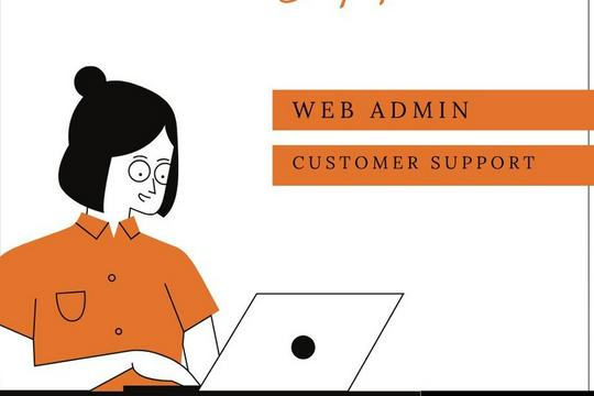 Admin Web , Customer Support, dan Pengolah data Office Profesional