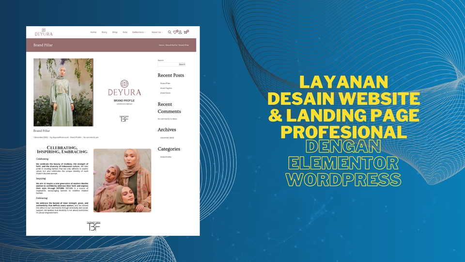 Layanan Desain Website & Landing Page Profesional dengan Elementor Pro + WordPress