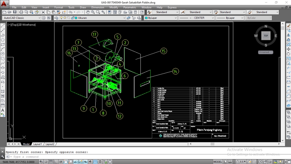 Jasa Gambar Teknik 2D dan 3D CAD - Software AutoCAD, Fusion 360, Inventor, Solidwork, Catia