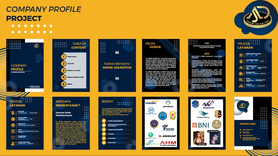 Buat Desain Portofolio / Company Profile / Resume / Proposal Anda Lebih ...
