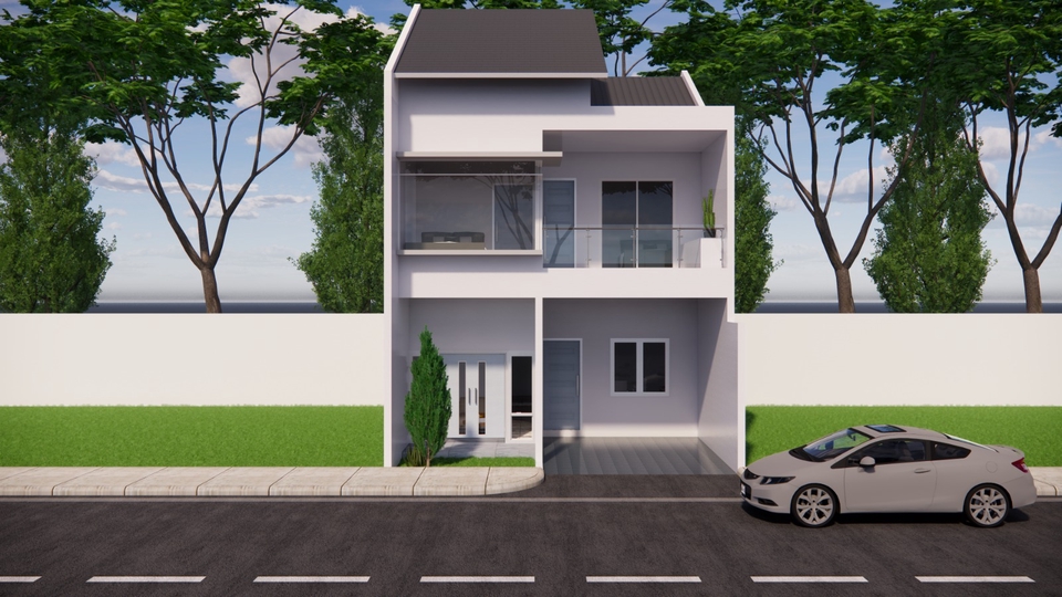 Jasa 3D Modelling Desain Rumah/Gedung & Render
