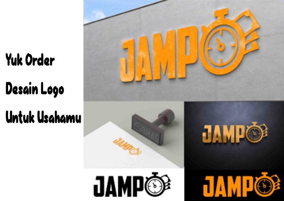 Desain Logo Modern, Simpel, Keren, Profesional