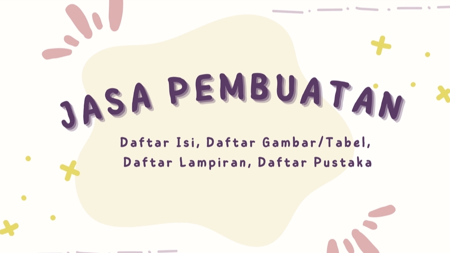 Jasa Pengetikan untuk Daftar Isi/ Gambar/Diagram/ Pustaka - Yorsha