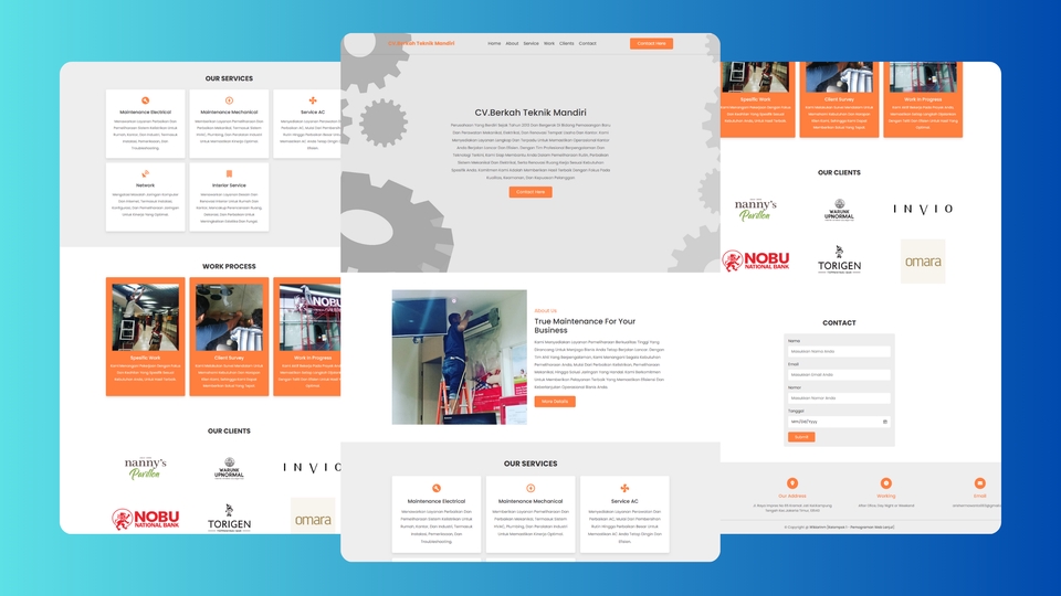 Company Profile, Landing Page, & Web Application