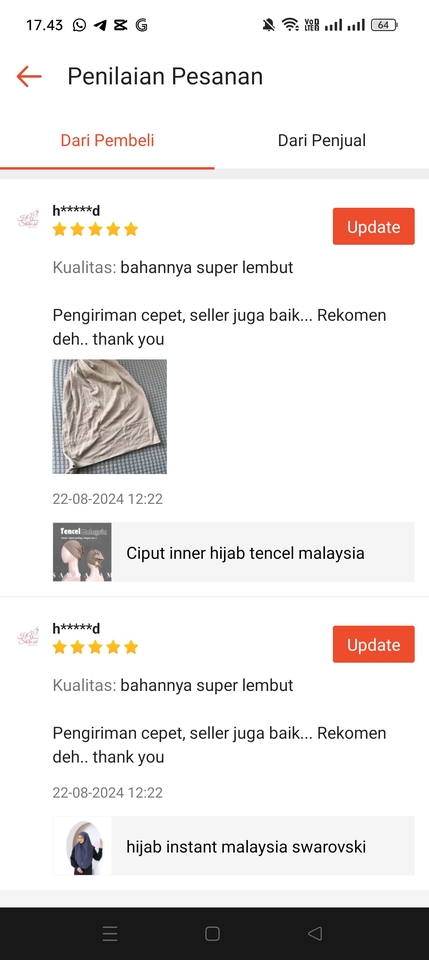 Jasa review shopee, tiktok dan Tokopedia TERPERCAYA