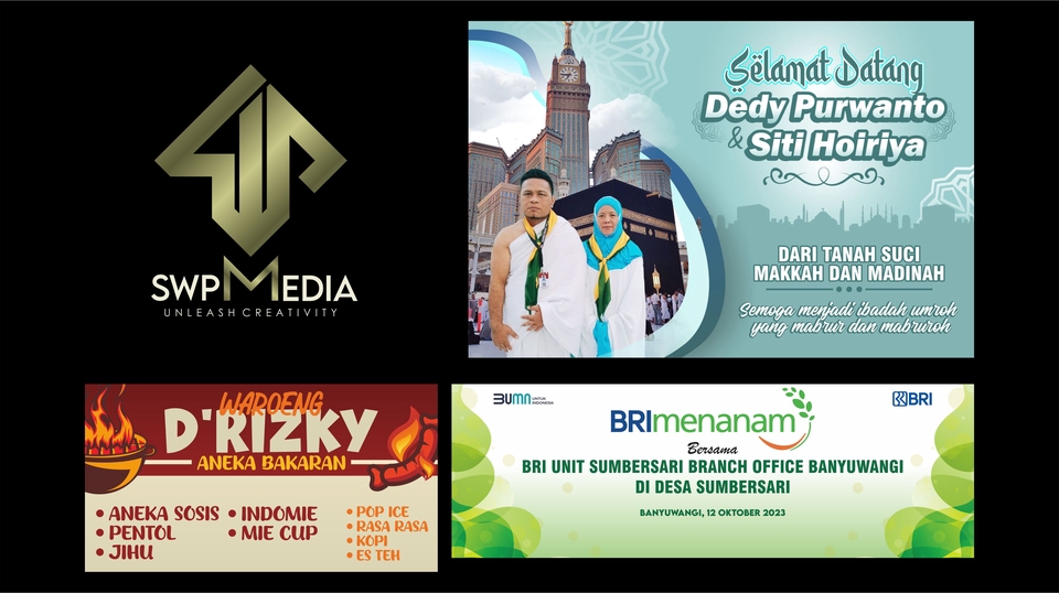 Desain Banner Professional CEPAT, untuk keperluan cetak media apapun