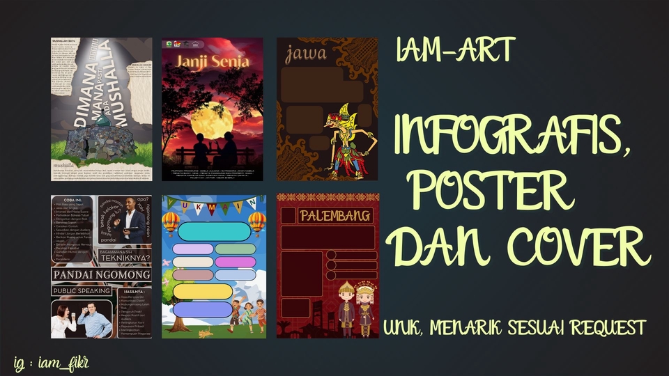 Design Poster, Infografis keren dan elegan 1hari jadi