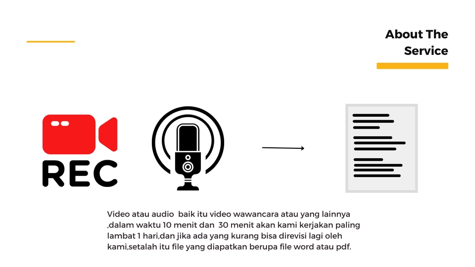 Jasa transkip video/ audio ke dalam text