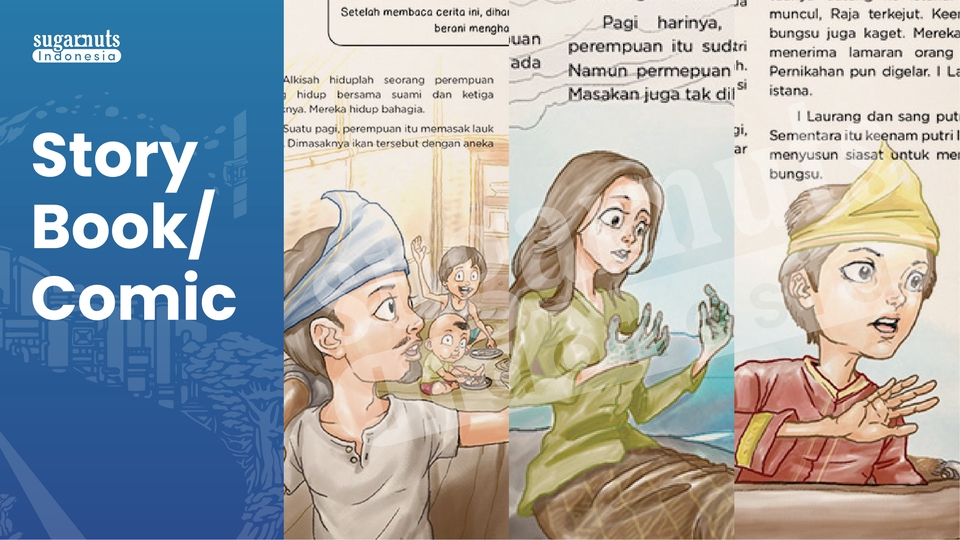 Gambar dan ilustrasi (Komik dan Cover Komik/Storybook/Novel) - Profesional