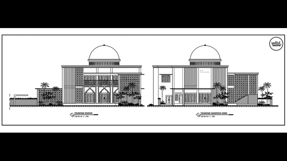 JASA DESAIN 2D&3D (3 HARI JADI) RUMAH TINGGAL, KANTOR, RUKO, MASJID ...