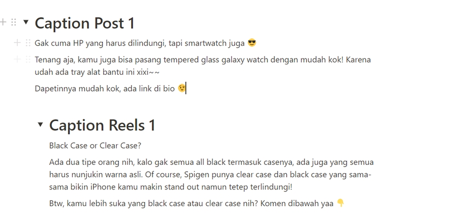 Copy Caption Instagram Twitter Tiktok