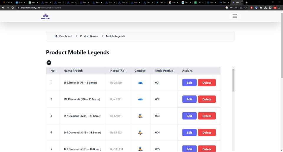 Jasa Website Top Up Games