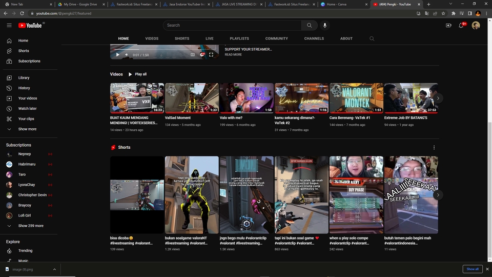 JASA REVIEW DAN TARO IKLAN DI LIVE STREAM YOUTUBE