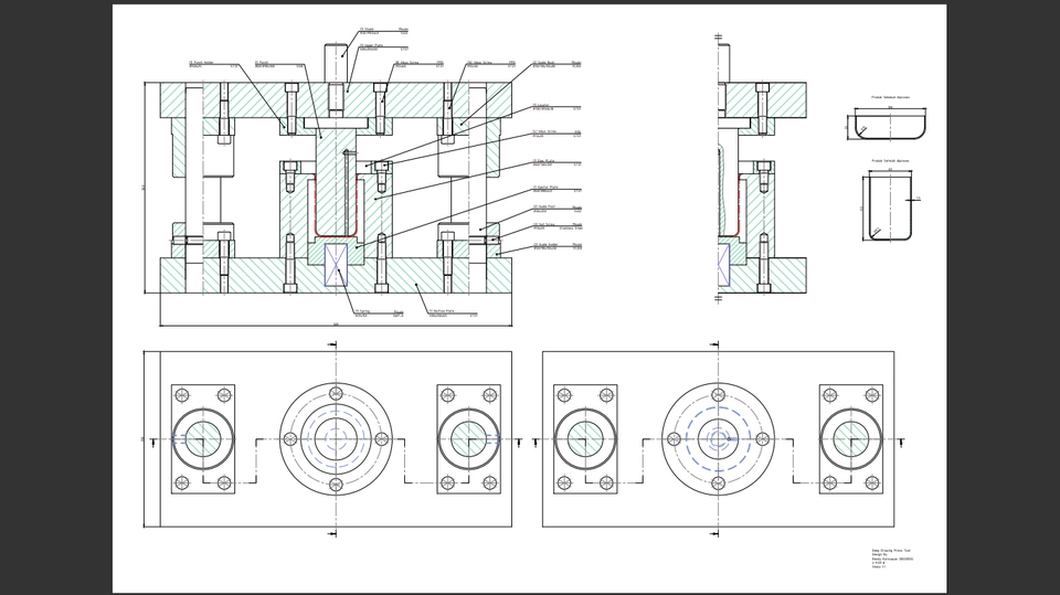Jasa Drawing part/assembly 2D/3D CAD