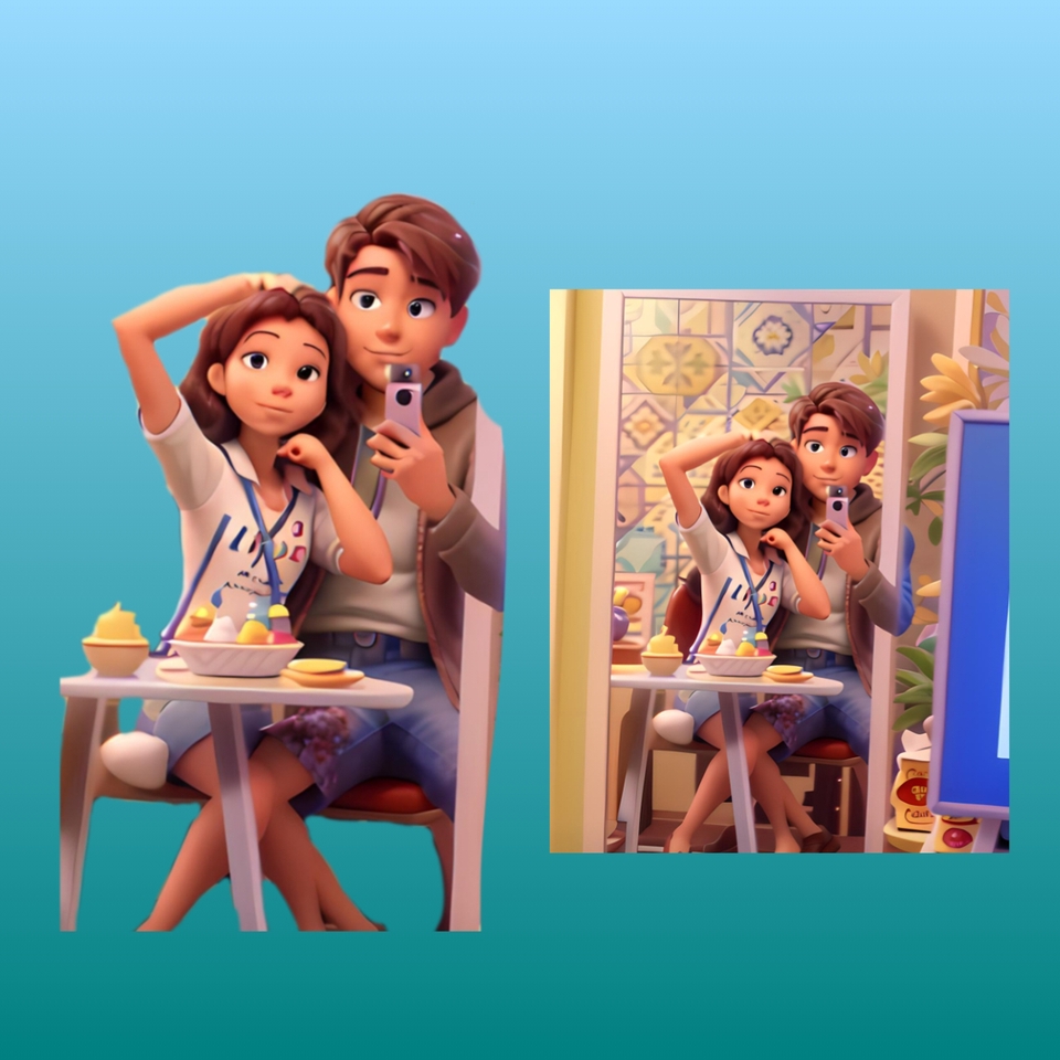 Jasa Hapus Background manual via Pixellab