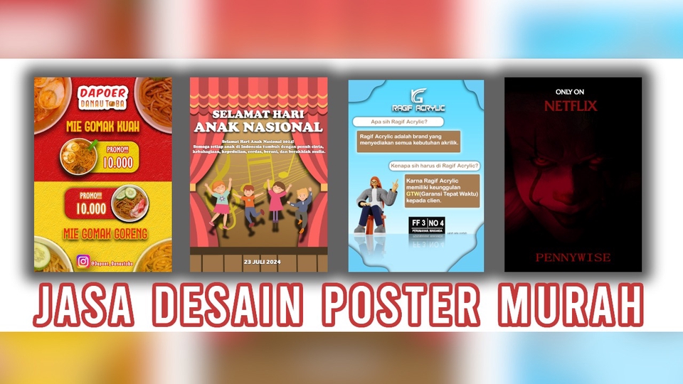 Jasa Desain Poster, Banner & Flyer Murah