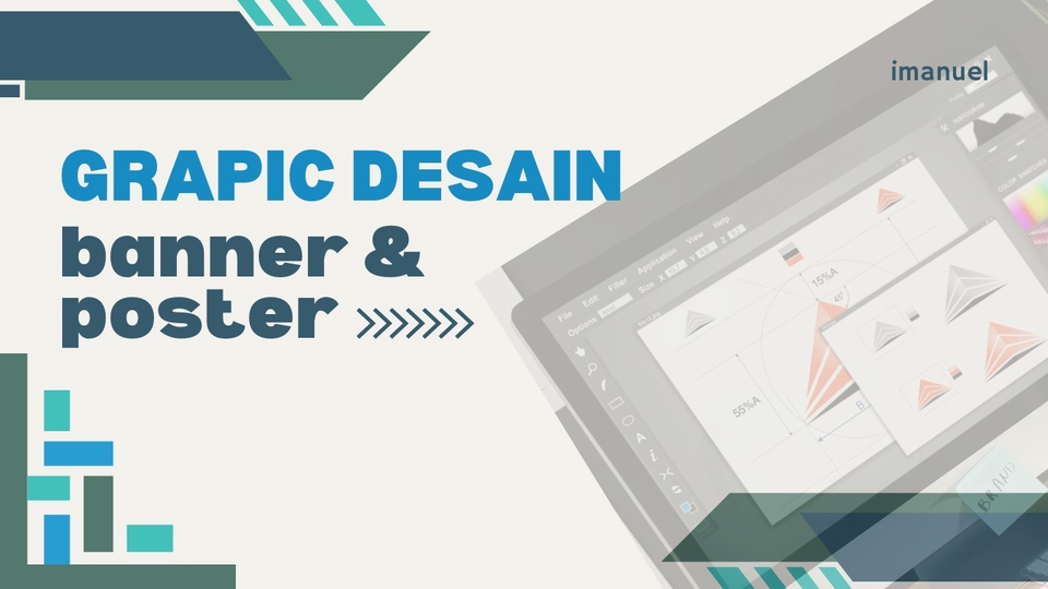 Edit flayer / pamflet / banner dengan konsep moderen dan minimalis