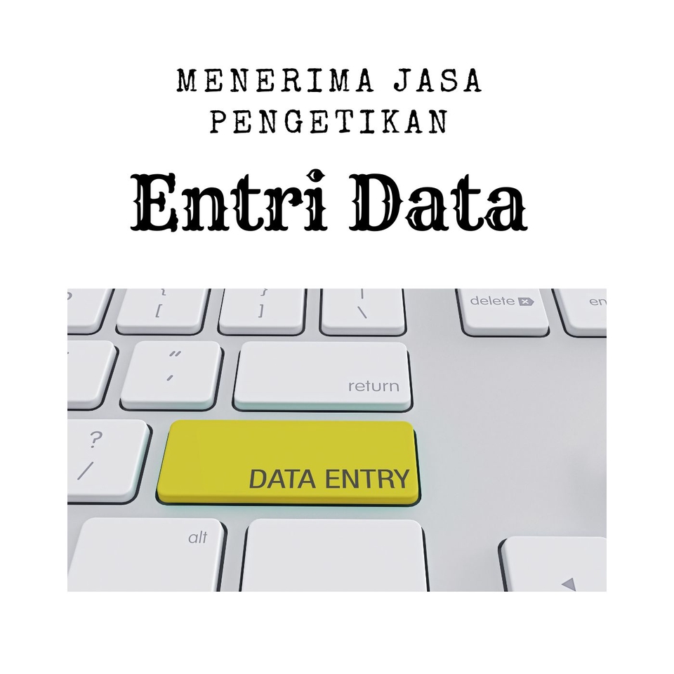 Jasa Input dan pengolahan data