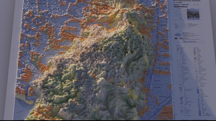 PETA VISUAL DENGAN QGIS ARCGIS Peta Tambang dan Peta Tugas