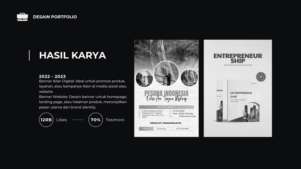 Tampil Beda dengan Banner Simpel dan Futuristik