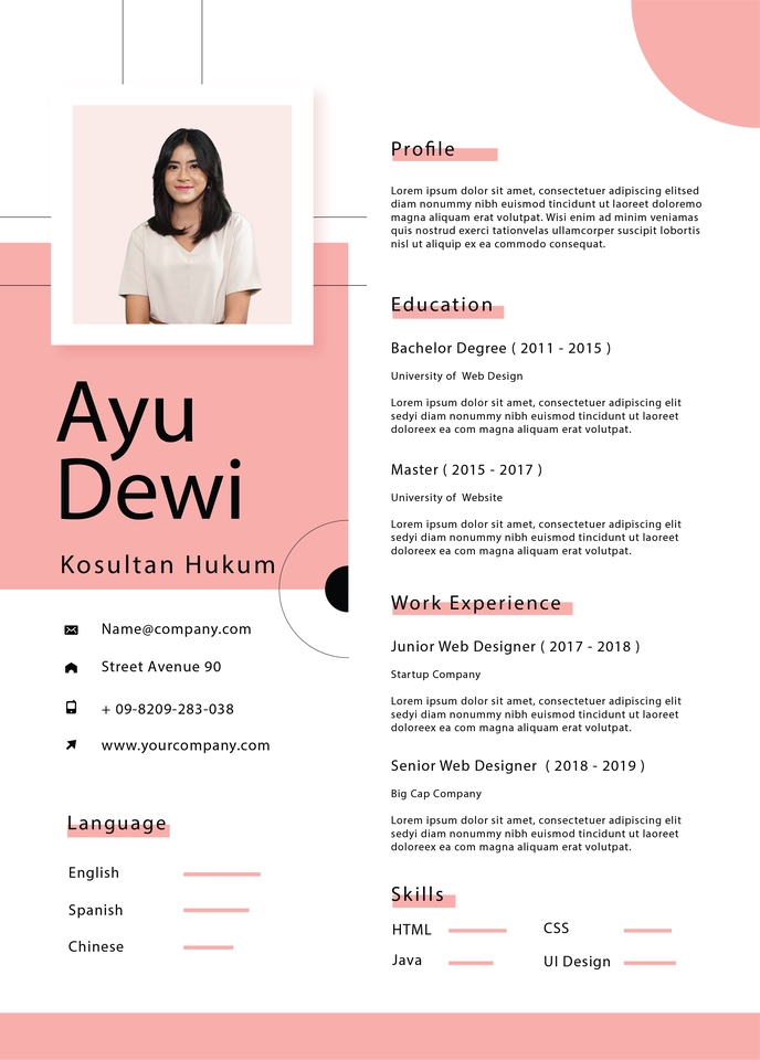 CURRICULUM VITAE 1 HARI JADI