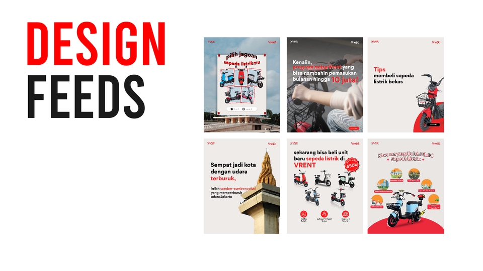 Design Feed Sosial Media (IG, FB, TWITTER, WA) Paket Murah
