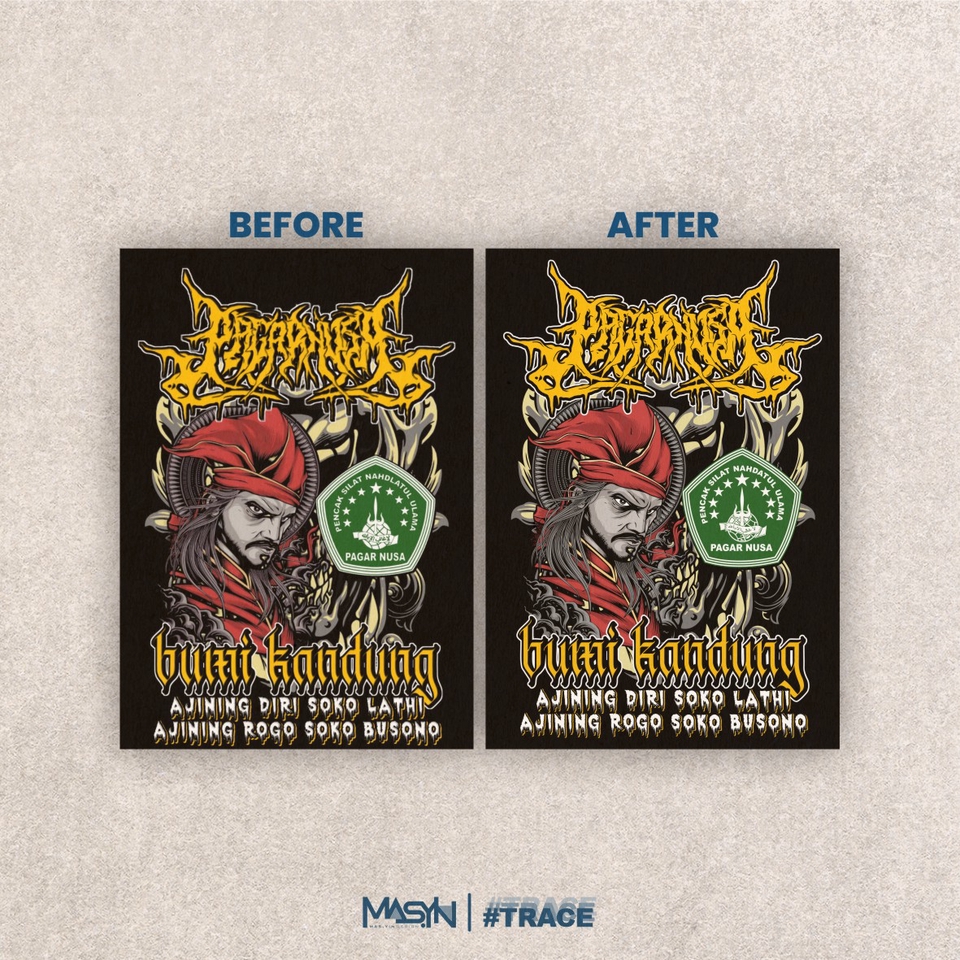 TRACING GAMBAR BITMAP TO VECTOR