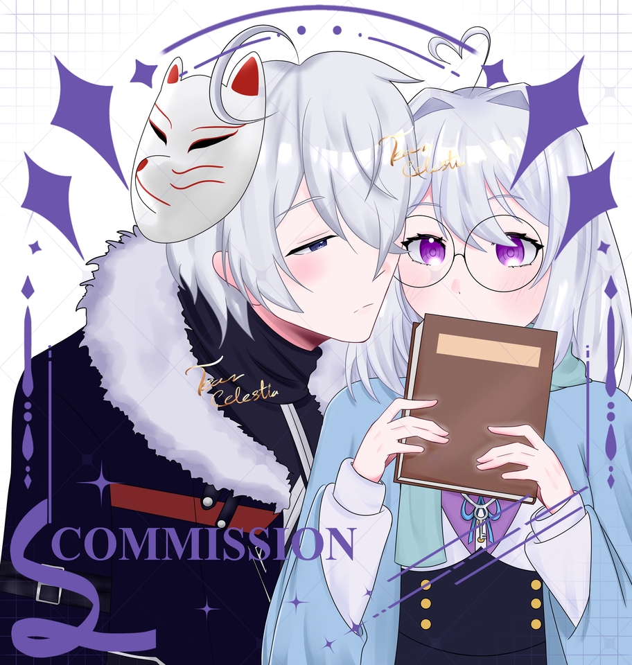 Commission วาดการ์ตูน2D ตามสั่ง by Tear_Celestia