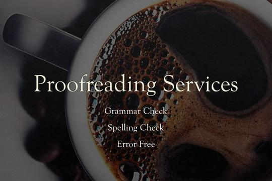 English Proofreading Services - Grammatical and Spelling Errors Free