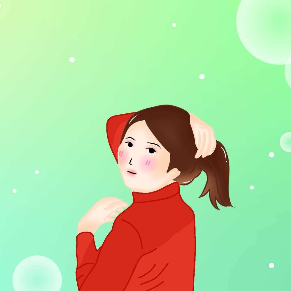 Desain Ilustrasi cute simple