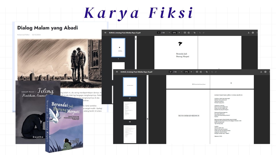 Jasa Ghostwriter Penulisan Artikel, Opini, Buku Fiksi/Non-fiksi, Cerpen, dan Puisi