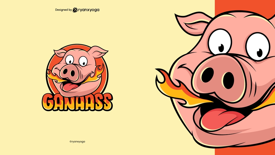 Desain Logo Karakter Ilustrasi - Bebas Revisi Sampai Jadi