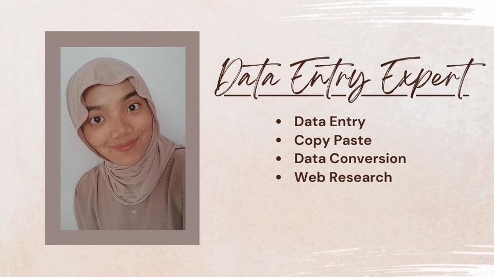 Data Entry, Copy Paste, Data Conversion, Web Research