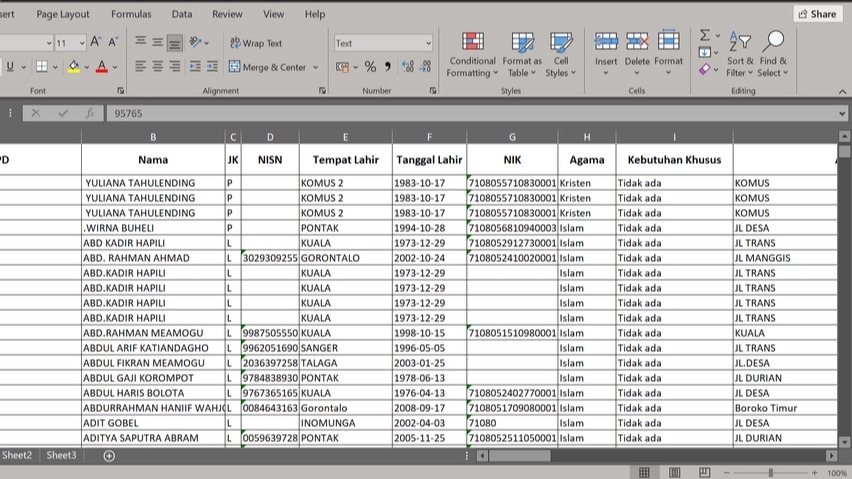freelance yang memiliki skill - Entry Data - Ms. Office - Menulis