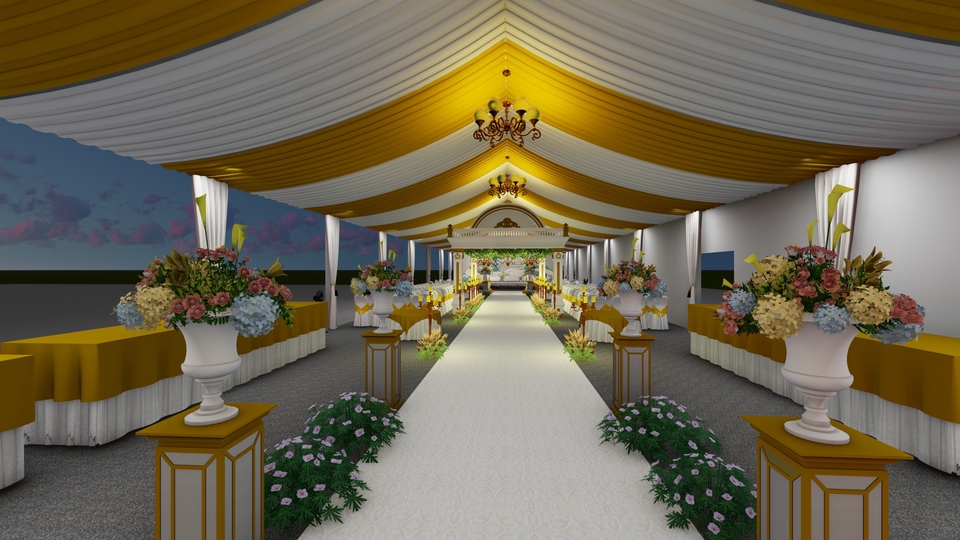 3D Pelaminan Wedding