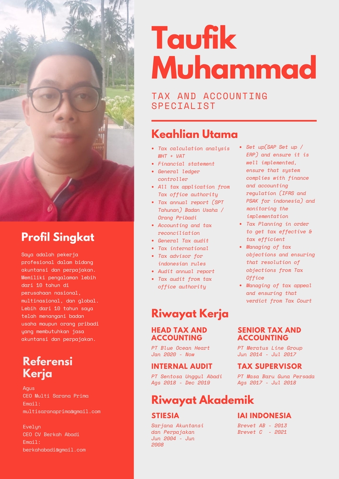 Jasa pembukuan, Pembuatan dan Pelaporan SPT Masa/SPT Tahunan (Pribadi ...